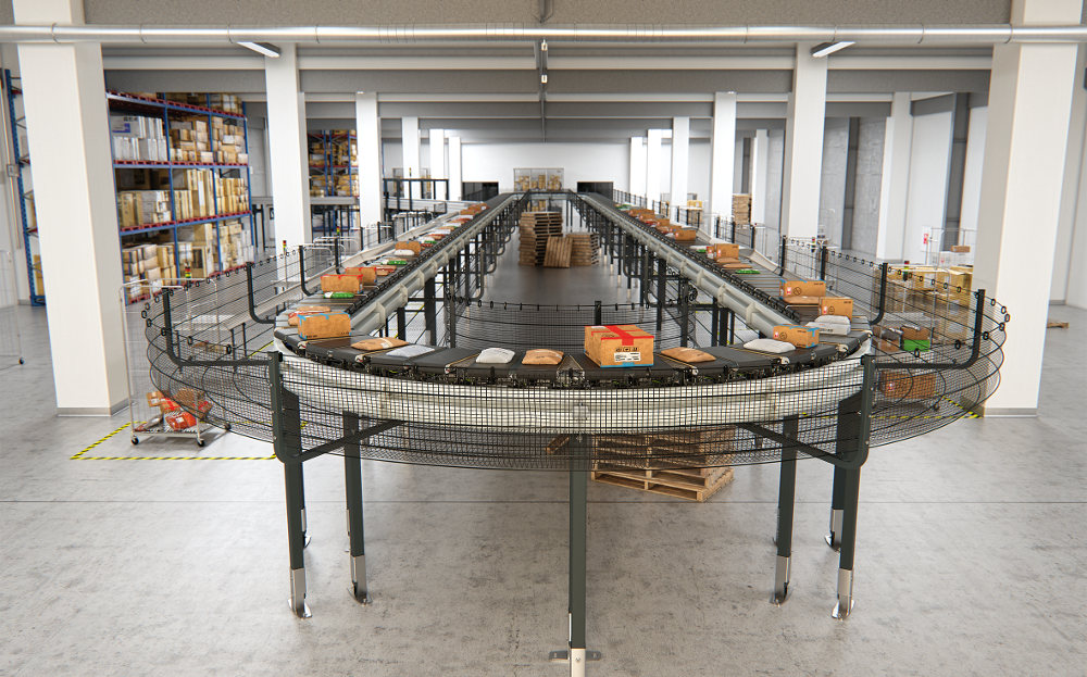 Kompaktowy sortownik taśmowy poprzeczny | MM Magazyn Przemysłowy