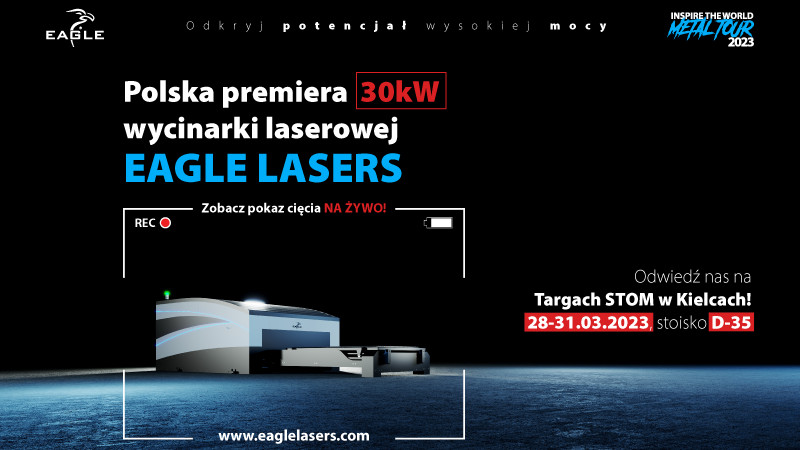 Premiera 30kW wycinarki laserowej na targach STOM-LASER | MM Magazyn ...