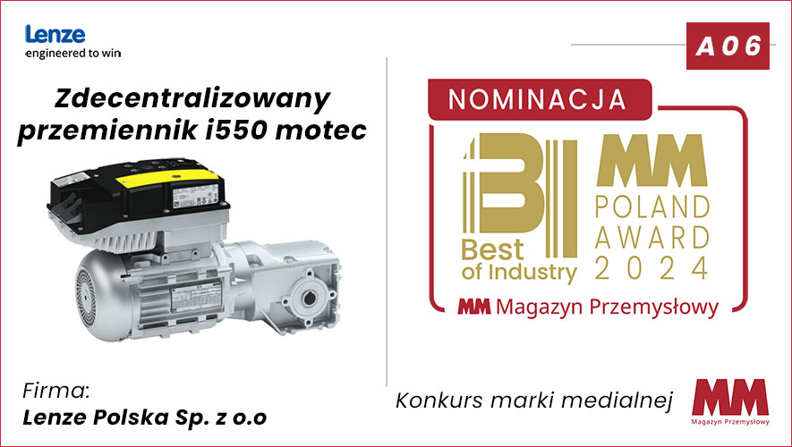 Zdecentralizowany przemiennik Lenze i550 motec | MM Magazyn Przemysłowy